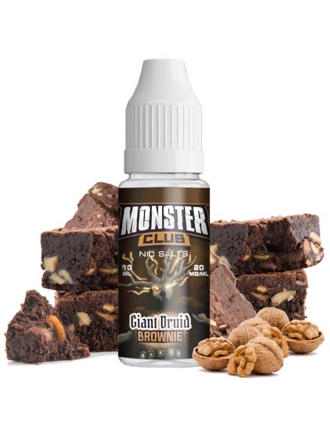 Giant Druid Brownie 10ml - Monster Club Nic Salts